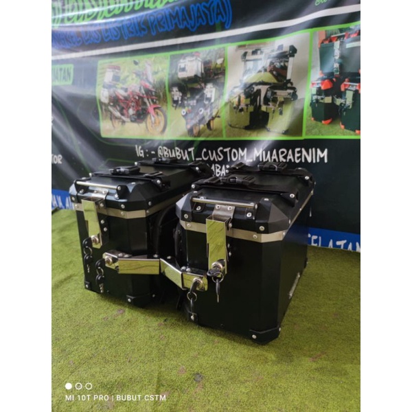 Jual Side box pannier 30L ALUMINIUM+galvanis,pannier bubut custom, box ...