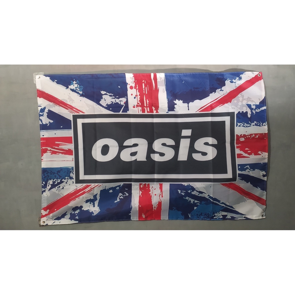 Jual Bendera/Flag/Poster Kain/Miniflag Band OASIS | Shopee Indonesia