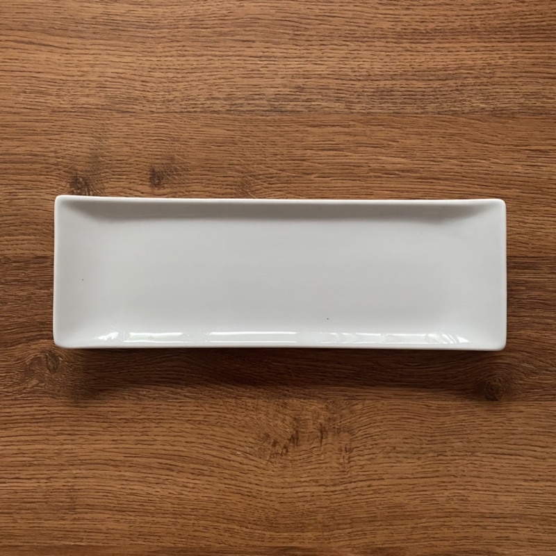 Jual NEW Piring Saji Persegi Panjang Putih Polos 28cm Resto Sushi ...