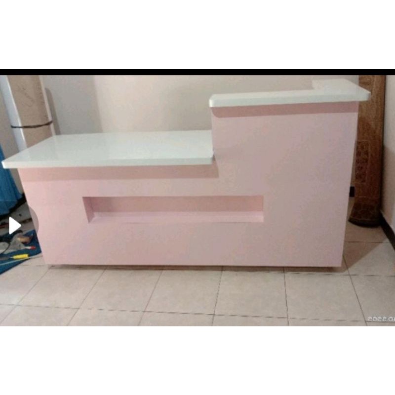 Jual meja kasir meja resepsionis meja teller | Shopee Indonesia