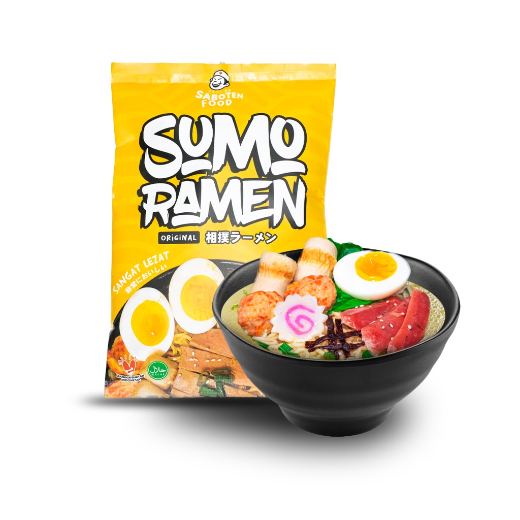 Jual Original Sumo Ramen Instan Halal by Saboten - 90g | Shopee Indonesia
