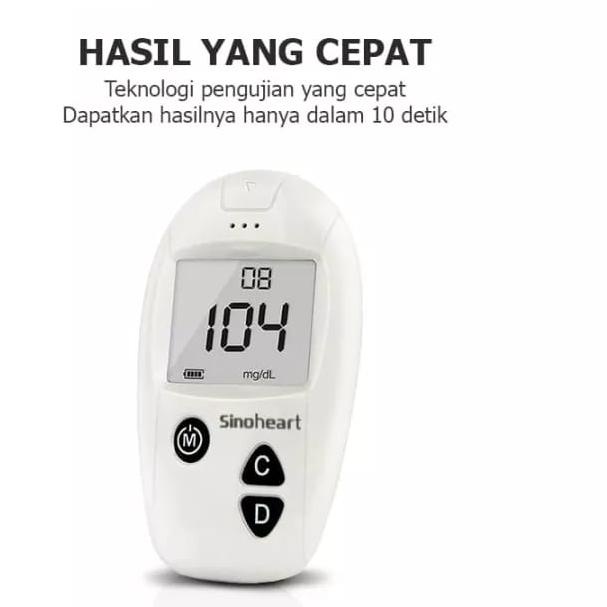 Jual [SQ1]SINOCARE Safe-Accu | Alat Tes Gula Darah (25 Strip)| Alat ...