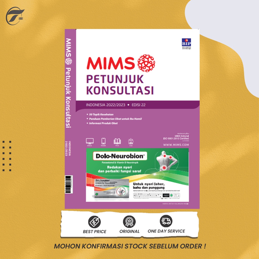 Jual MIMS PETUNJUK KONSULTASI EDISI 22 TAHUN 2022-2023 | Shopee Indonesia