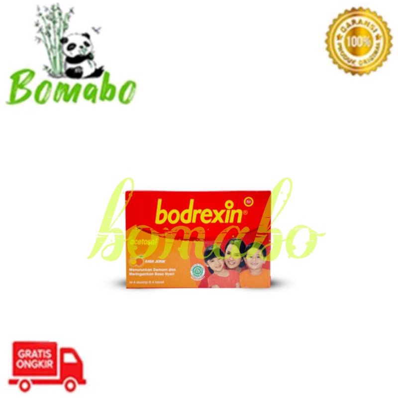 Jual Bodrexin rasa jeruk isi 4 alustrip/4 tablet | Shopee Indonesia
