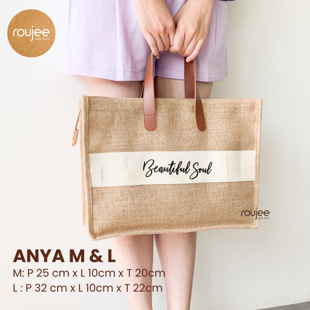 Jual ROUJEE BAG ANYA M & L - TAS GONI CUSTOM TAS GONI HAMPERS TAS BALI ...
