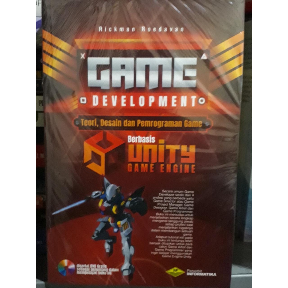 Jual BUKU GAME DEVELOPMENT TEORI DESAIN DAN PEMROGRAMAN GAME BERBASIS UNITY GAME ENGINE +DVD ...