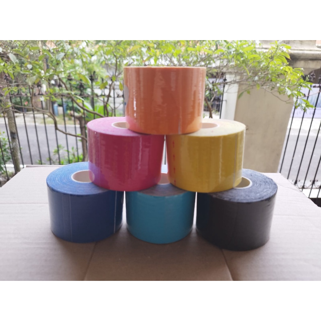 Jual Kinesio Tape / Tapping / Kinesiology Tape 5CM x 1M TERMURAH BUKAN 5cm * 5 m (eceran per ...