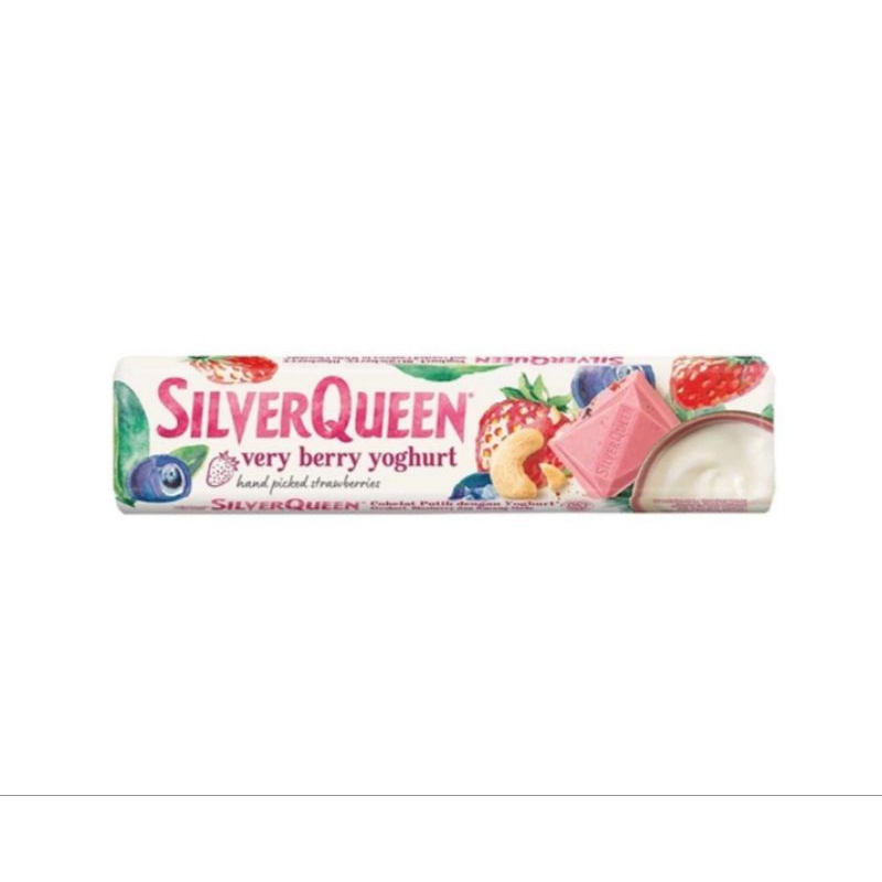 Jual SilverQueen White Chocolate Very Berry Yoghurt 25 dan 58g | Shopee ...