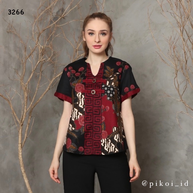 Jual Baju batik wanita / atasan batik cewek / seragam batik kantor ...