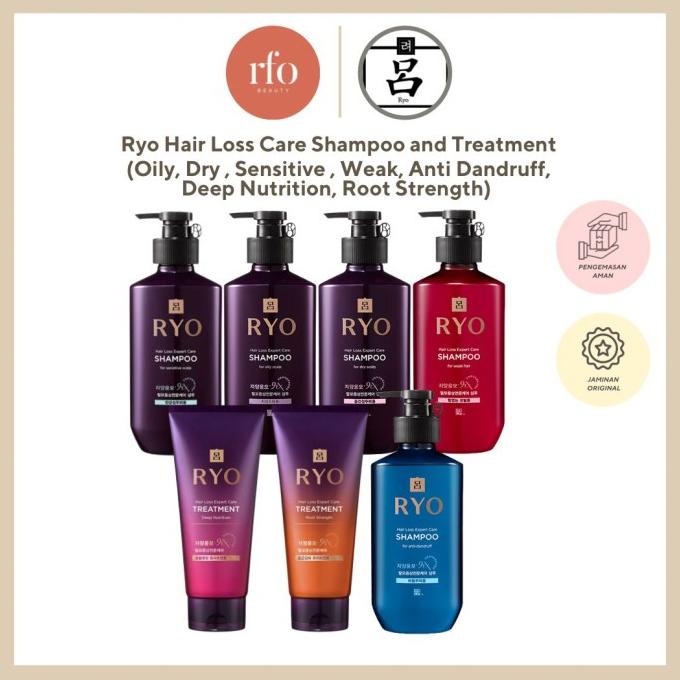 Jual Ryo Hair Loss Care Shampoo (Oily, Normal & Dry, Sensitive, Weak ...