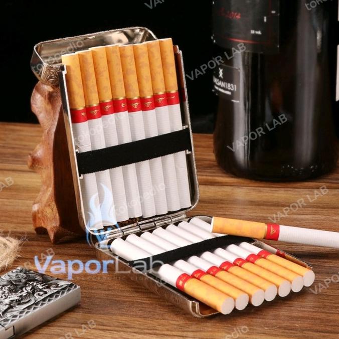 Jual Discount kotak tempat rokok vintage metal cigarette case peaky ...