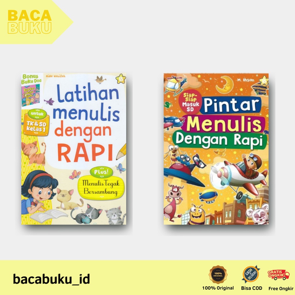 Jual BB - Latihan Menulis Dengan Rapi Untuk TK dan SD & Pintar Menulis ...