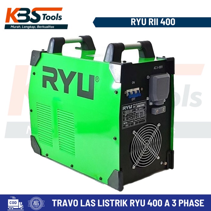 Jual Mesin Travo Las Listrik RYU 400 A 3 Phase - Trafo Las 400A MMA ...