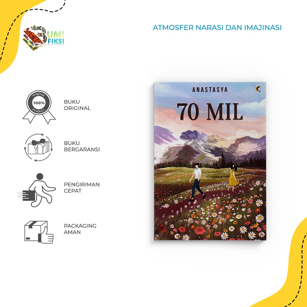 Jual BUKU BACAAN NOVEL | 70 MIL BY Penerbit Katadepan - BUMIFIKSI ...