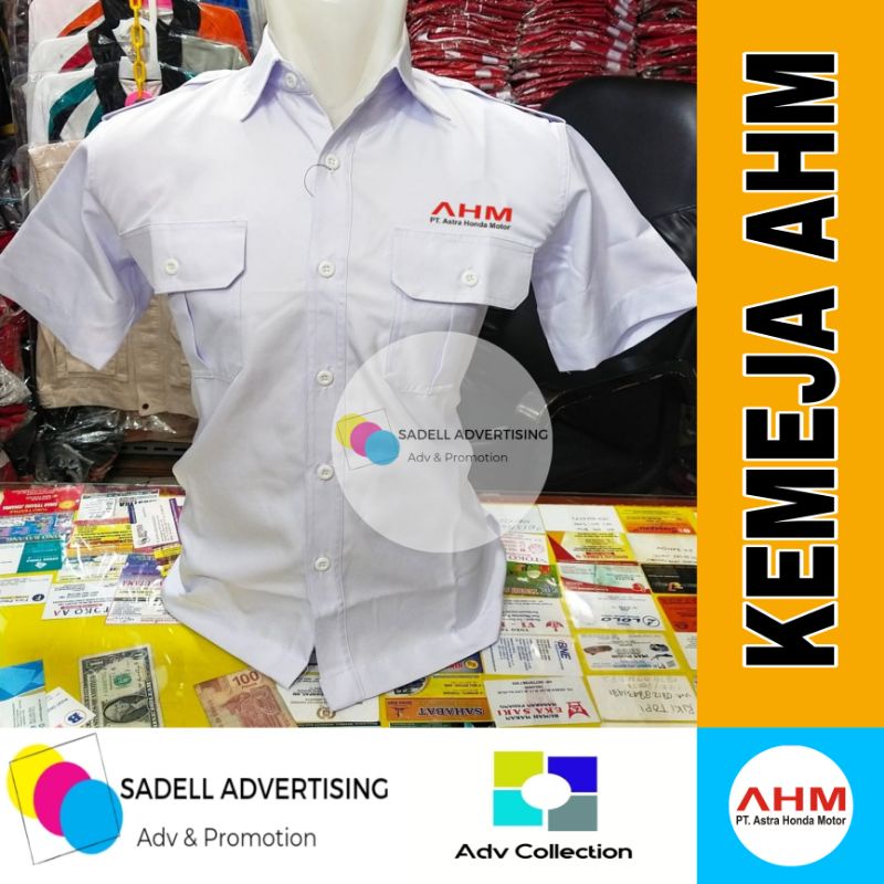 Jual Kemeja PDH AHM Seragam PDH AHM PT Astra Honda Motor Putih Lengan ...