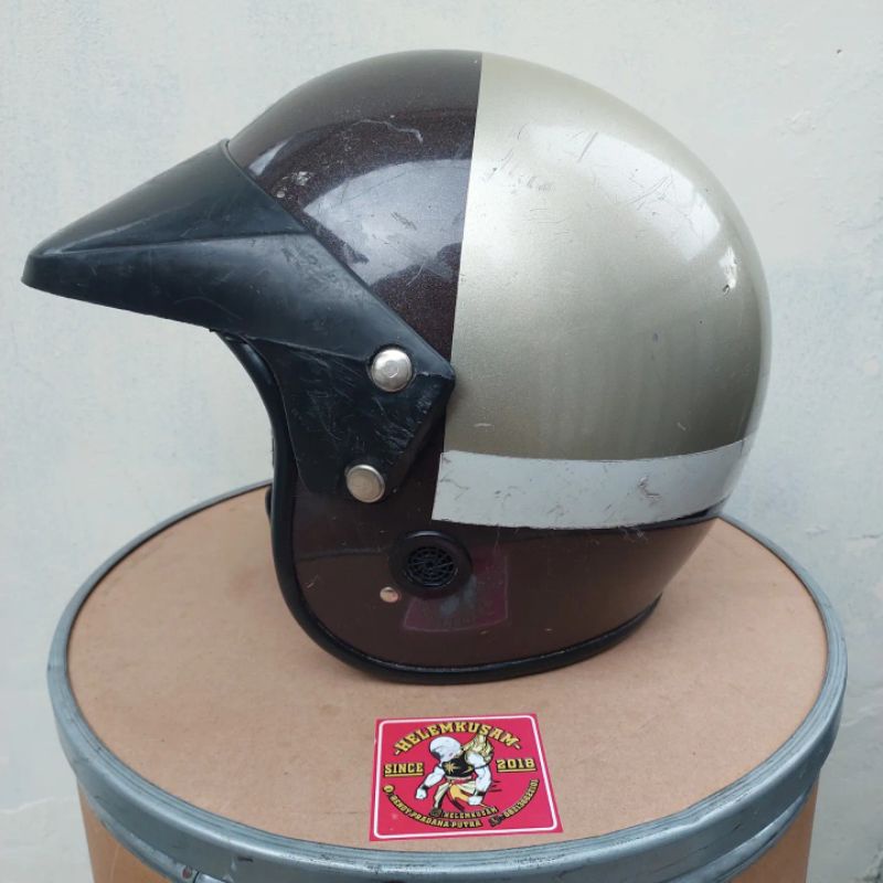 Jual HELM LAWAS, JADUL, KLASIK POLRI ORIGINAL | Shopee Indonesia