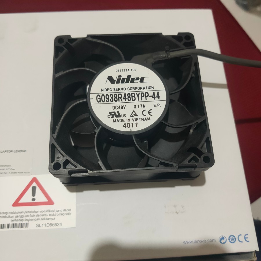 Jual Fan Nidec servo dc 24v-48v 0.17a high speed 9cmx9cm model ...