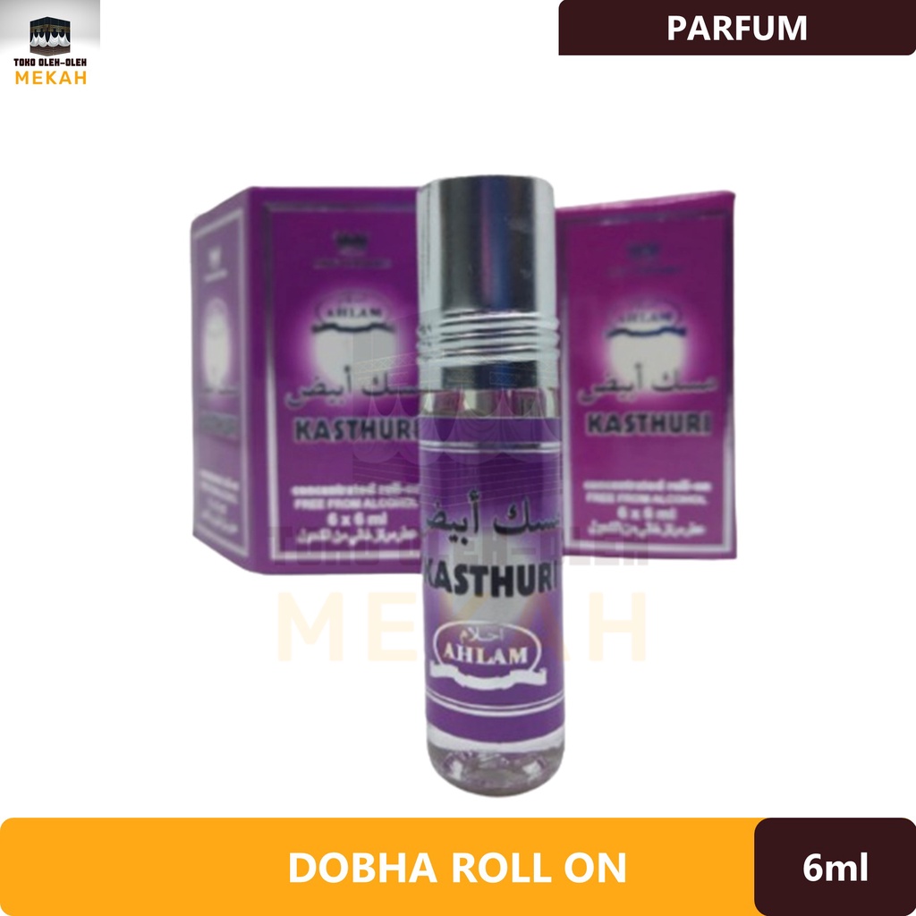 Jual Parfum Dobha 6ML Roll On Kasthuri Parfum Arab 100% Non Alkohol ...