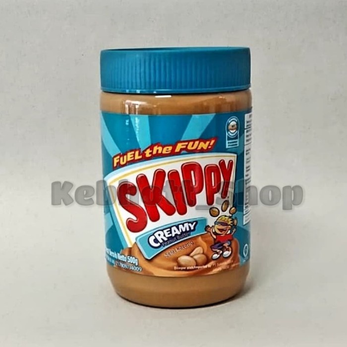 Jual SKIPPY SKIPY CREAMY PEANUT BUTTER SELAI KACANG 500GR | Shopee ...