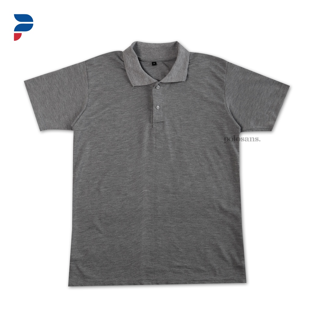 Jual Polo polos / polo polos grey misty / kaos polo / kaos kerah ...