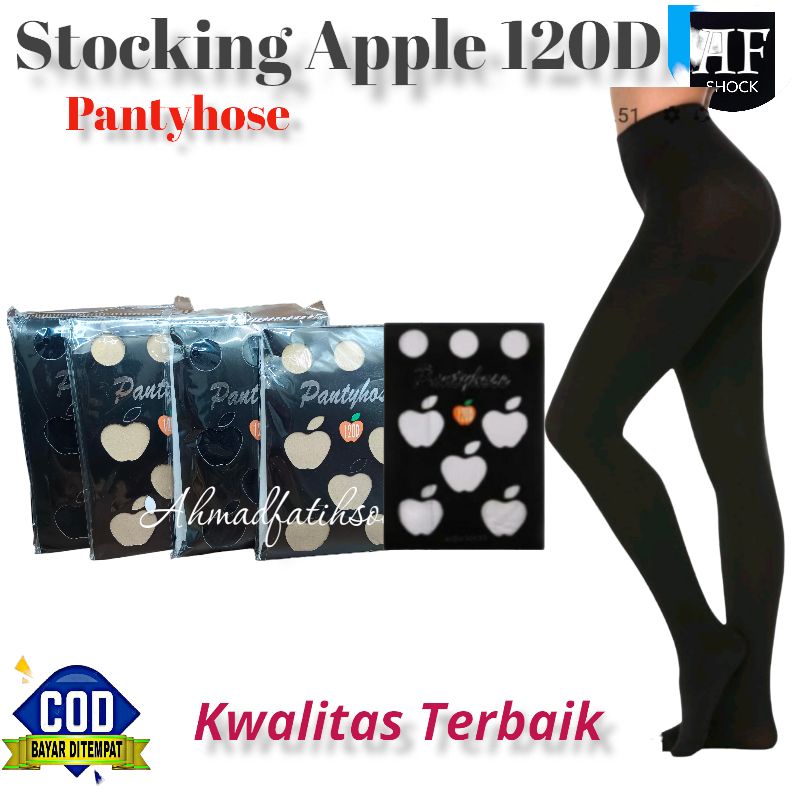 Jual Stocking Celana Stocking Apple 120d Stoking Tebal Panty Hose ...