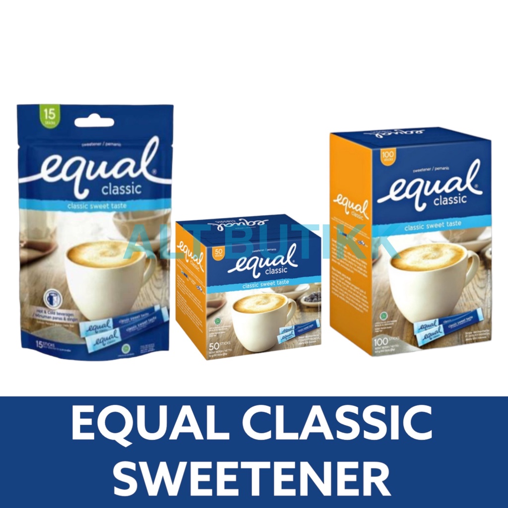 Jual EQUAL CLASSIC SWEETENER | PEMANIS / GULA ZERO CALORIE | SUGAR ...