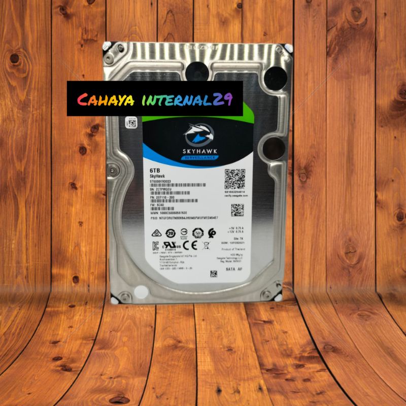 Jual HDD Hardisk Internal 6TB HDD 3,5 FOR CCTV/PC KOMPUTER Baru Garansi ...