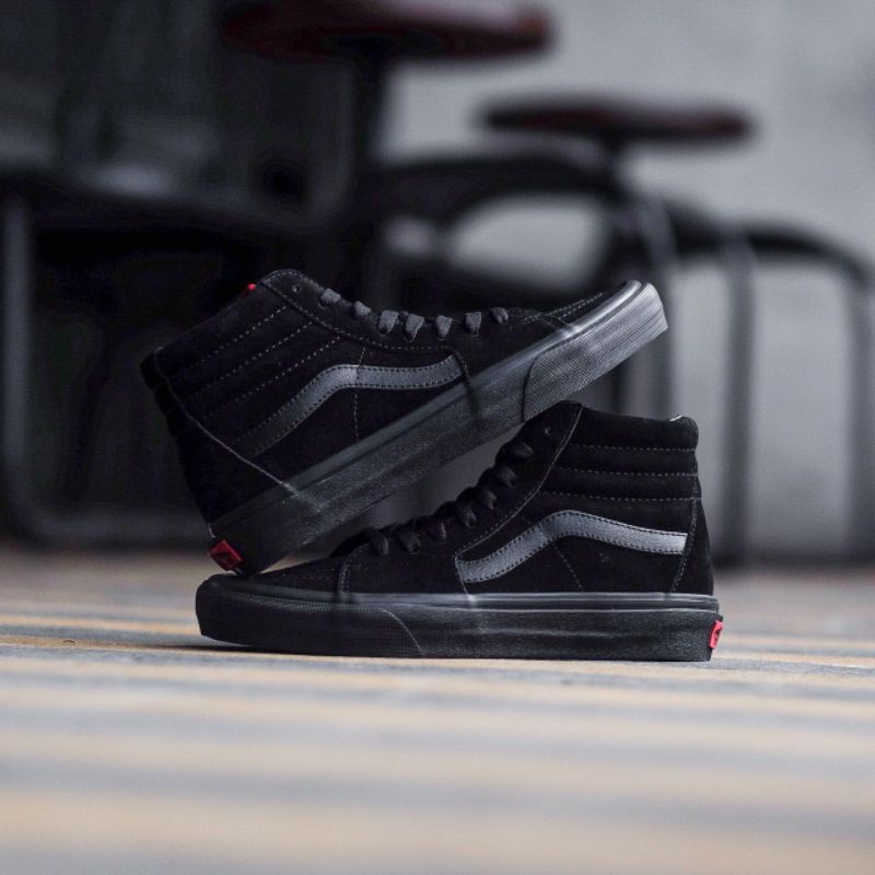 Jual Vans Sk8 Hi Classic All Black Original 100% Guarantee | BNIB ...
