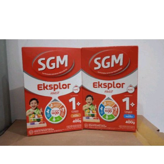 Jual Susu SGM Eksplor 1+ 1 + Madu Vanilla 400 g | Shopee Indonesia