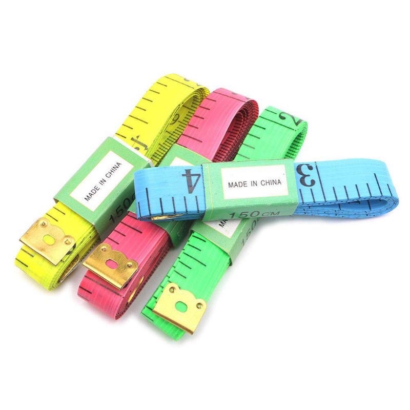 Jual PITA METERAN PITA jahit 150cm alat ukur pengukur kain baju lingkar ...