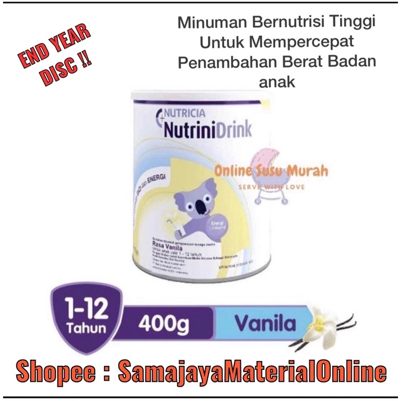 Jual NUTRIDRINK 400 gr kemasan kaleng . Susu Nutri drink 400 gr | Shopee Indonesia