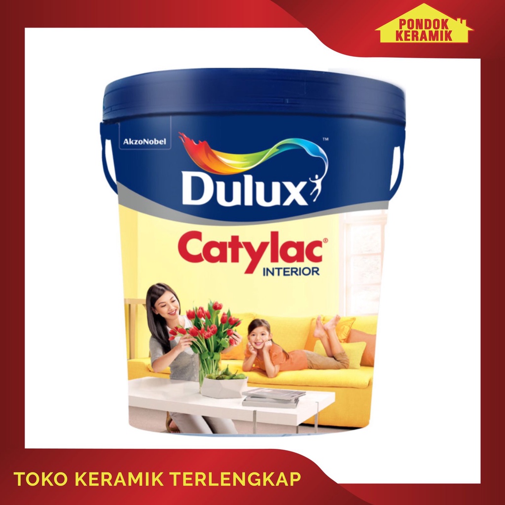 Jual CAT DINDING / CAT PLAFON DULUX CATYLAC WARNA PUTIH 25 KG | Shopee ...