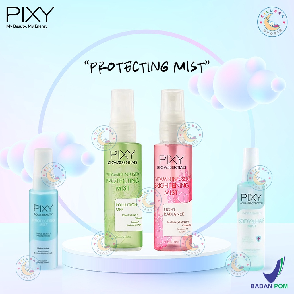 Jual PIXY Aqua Beauty Protecting Mist Spray 60ml || Brightening Mist ...
