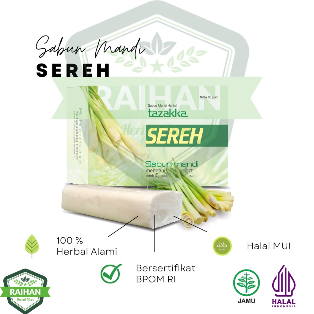 Jual Sabun Herbal Sereh Penghilang Bau Badan Dan Ketiak Sabun Mandi ...