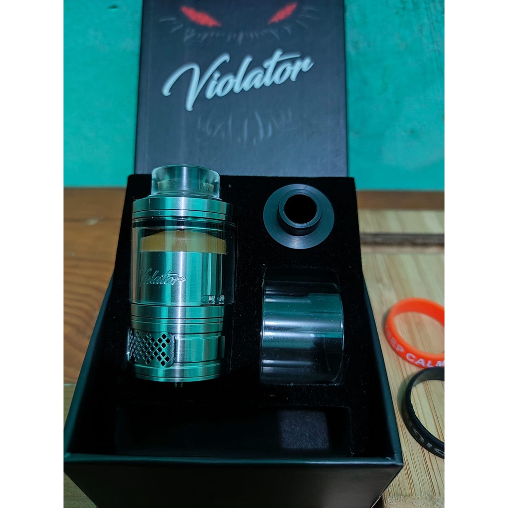 Jual VIOLATOR RTA LIMITED EDITION VAPEZOO - QP Design - STAINLESS STEEL ...
