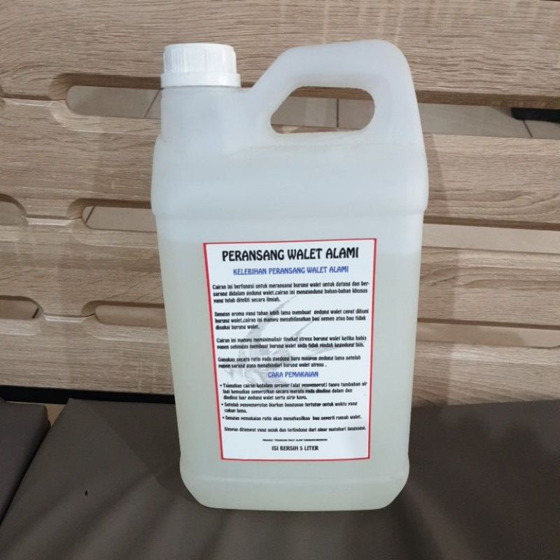 Jual Peransang walet alami 5 liter aroma pancingan walet gedung baru ...