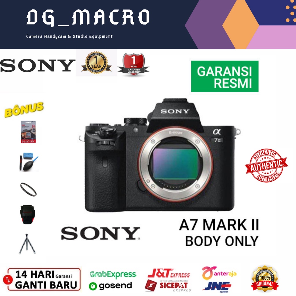 Jual Sony A7 Mark II Body Only Mirrorless Camera | Shopee Indonesia