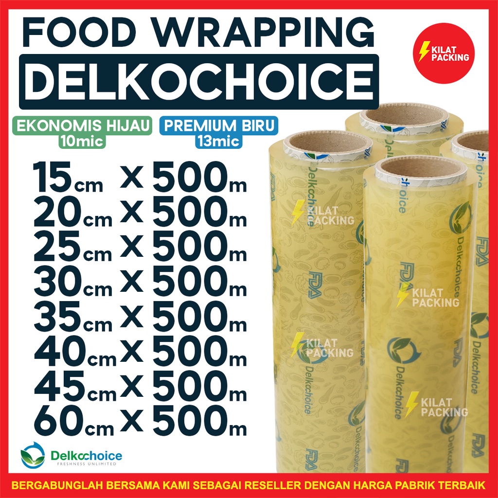 Jual Plastik Wrapping Makanan Food Wrapping Cling Wrap Plastik Wrap ...