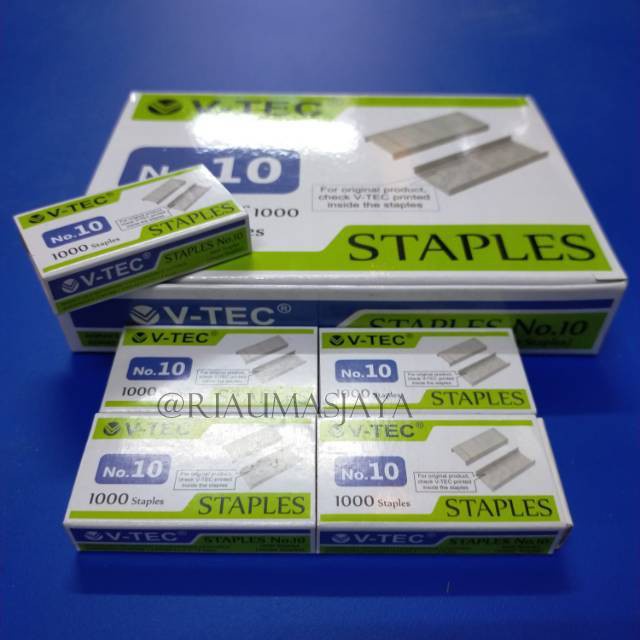 Jual Staples / Isi Hekter No.10 V tec | Shopee Indonesia