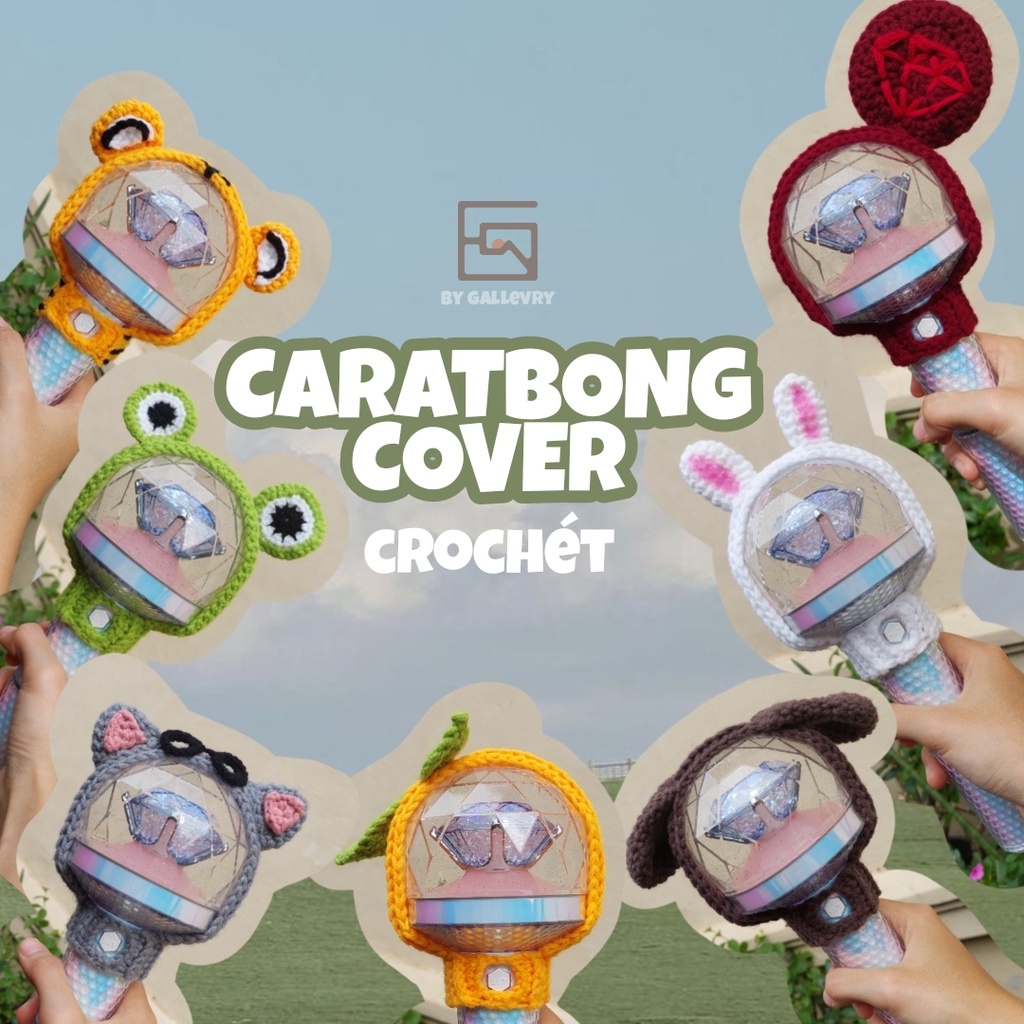 Jual Head Cover Caratbong ver. 2 (Seventeen Lightstick ver. 2) Rajut ...