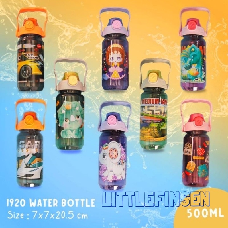 Jual botol teguk anak karakter/botol minum teguk/botol gendut/botol teguk dino | Shopee Indonesia