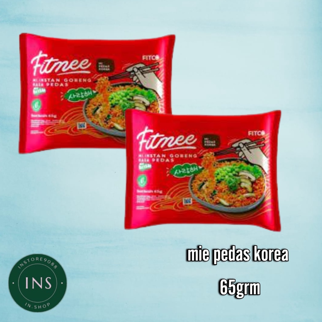 Jual Fitmee Bayam Pedas Korea 65 gr - Mie Rendah Kalori - Mie Sehat ...
