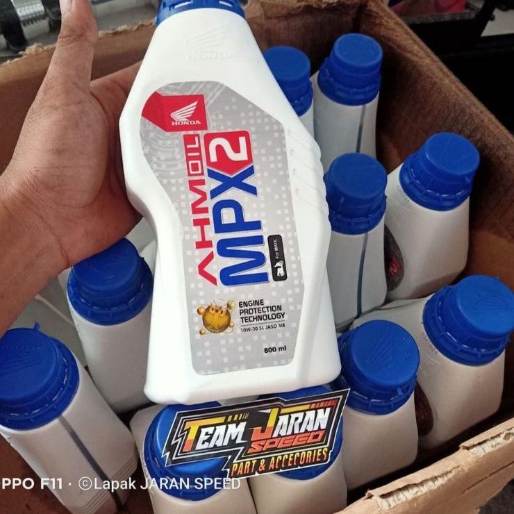 Jual Hadir Terbaru AHM OIL MPX 2 800ML 10w-30 API SL OLI MATIC MPX ORIGINAL | Shopee Indonesia
