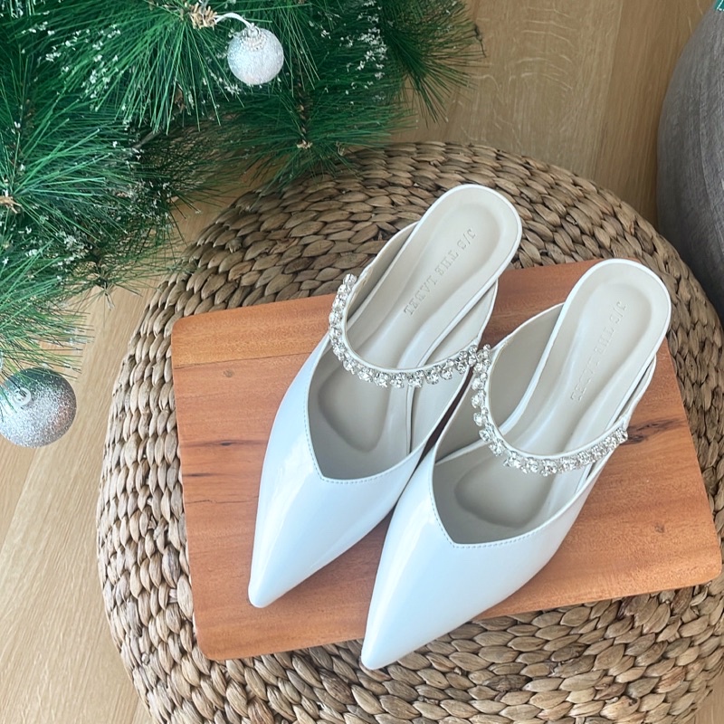 Jual Camille Heels in White - Sepatu Hak Wanita Putih (5cm Hak ...