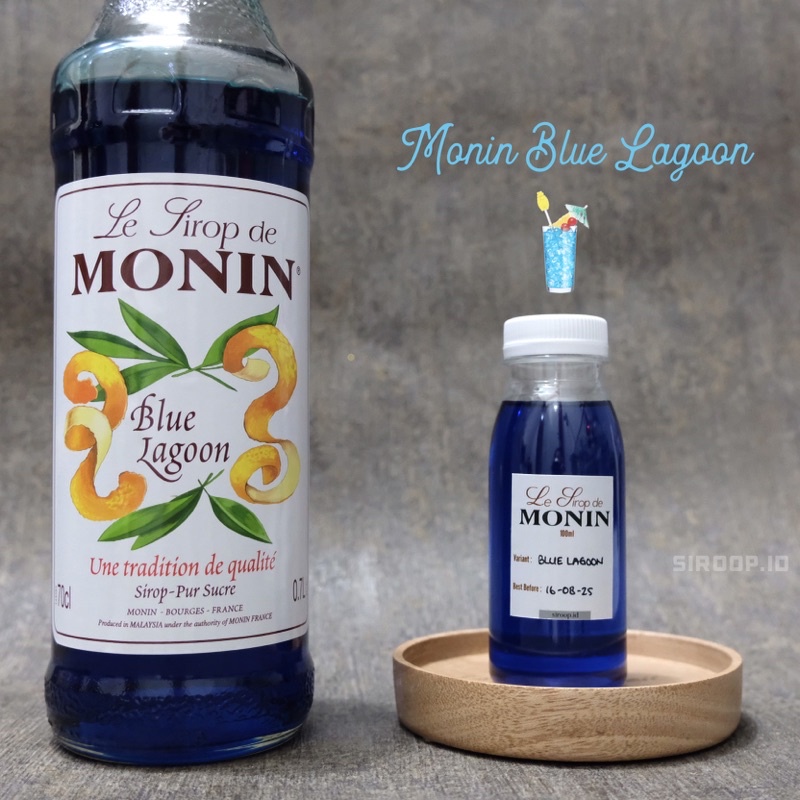 Jual Repack Monin Syrup Blue Lagoon (30ml,75ml,100ml) | Shopee Indonesia