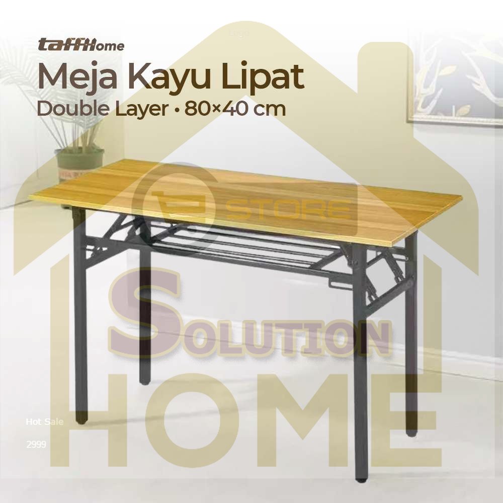 Jual HSS TOOLS - TaffHOME Meja Kayu Belajar Laptop Lipat Foldable ...