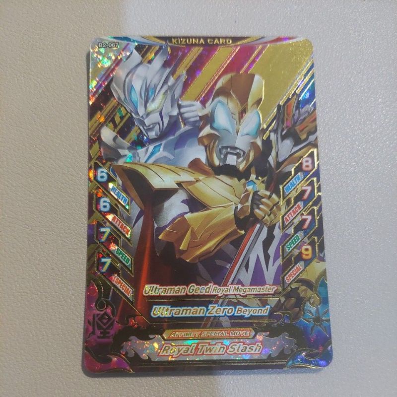 Jual Ultraman Card RB Ver. 2 Kizuna B2 - 067 Ultraman Geed Royal Megamaster & Ultraman Zero ...