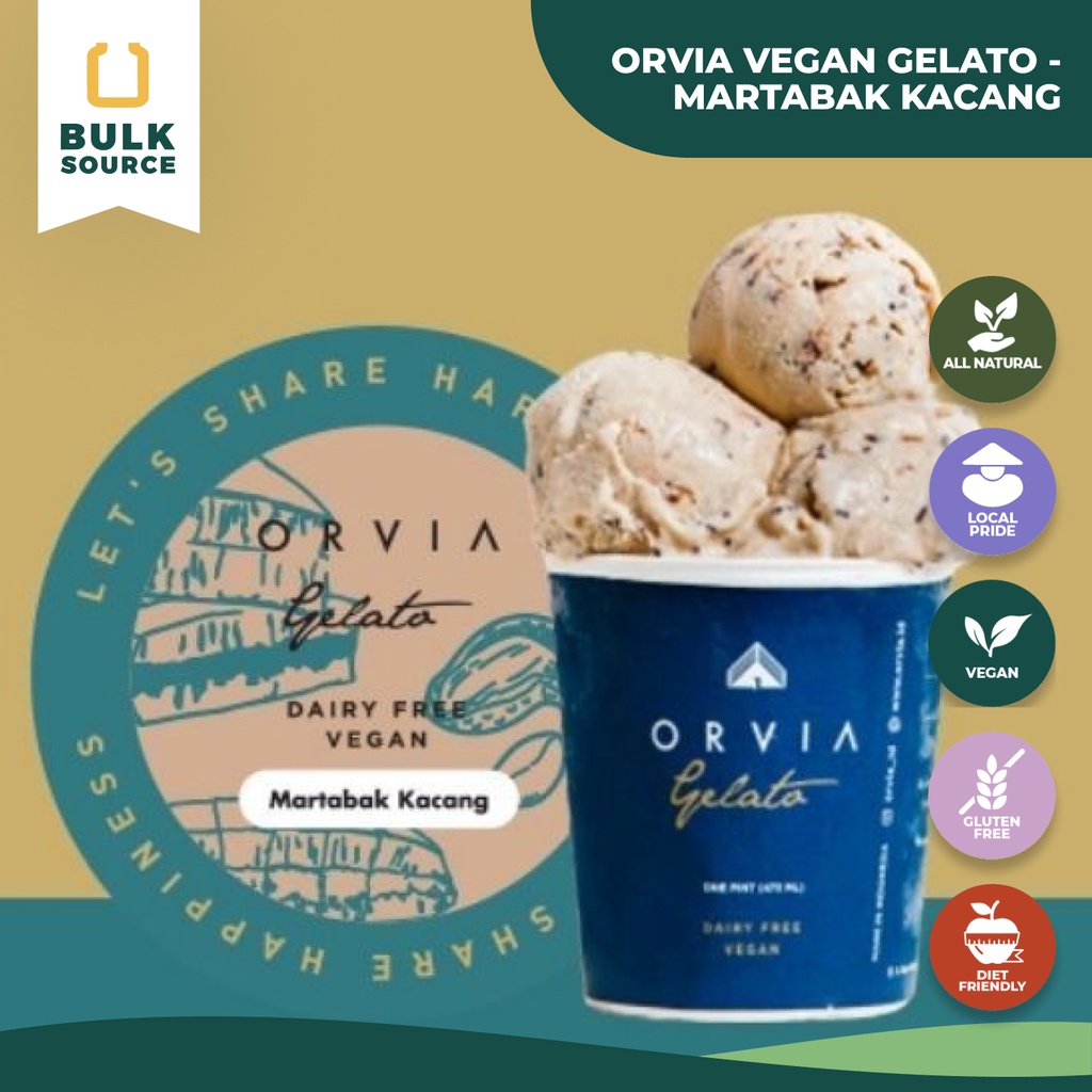 Jual Orvia - Vegan Gelato Martabak Kacang 110g | Shopee Indonesia