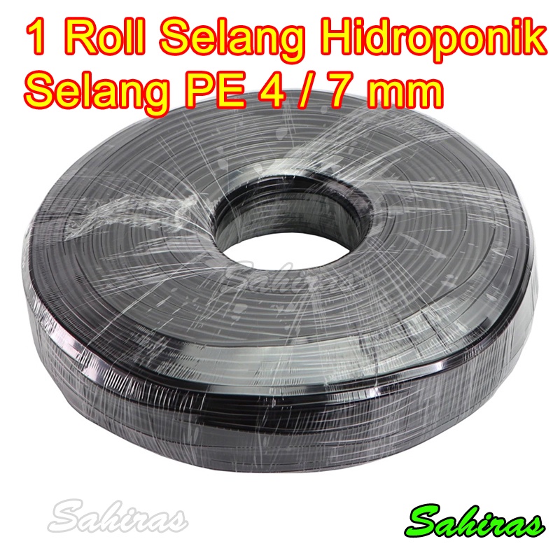 Jual 1 Roll 100 Meter Selang PE 4/7 mm atau Selang 4 - 7mm atau Selang ...