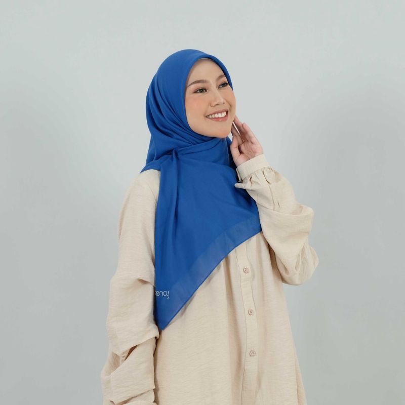 Jual DEENAY LIZA MATTE CLASIC BLUE ORIGINAL HIJAB SEGIEMPAT | Shopee Indonesia